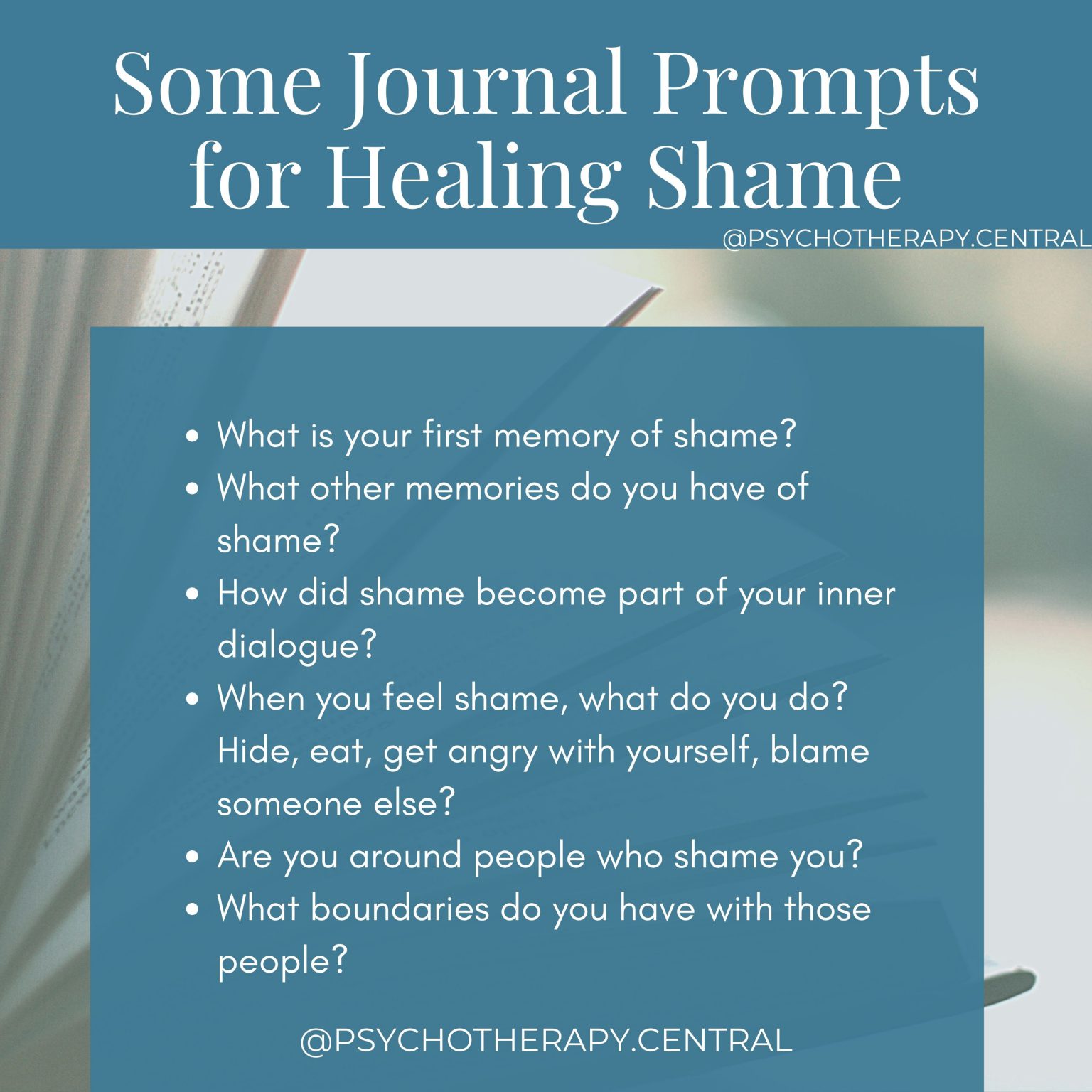 Some Journal Prompts for Healing Shame – Jennifer Nurick