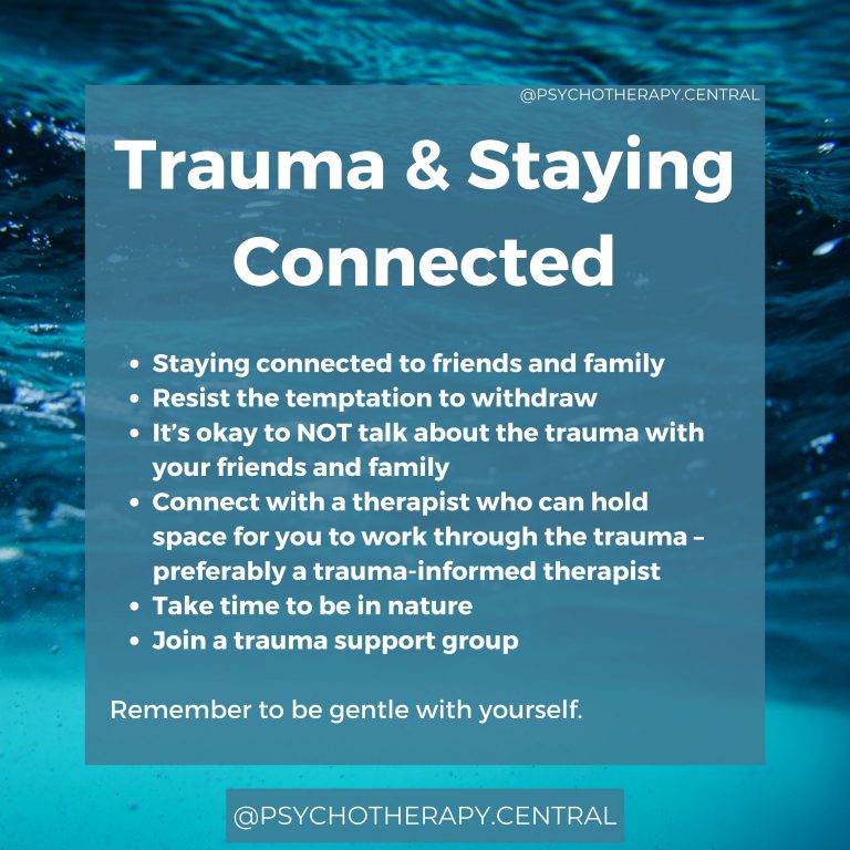 Trauma and Staying Connected – Jennifer Nurick