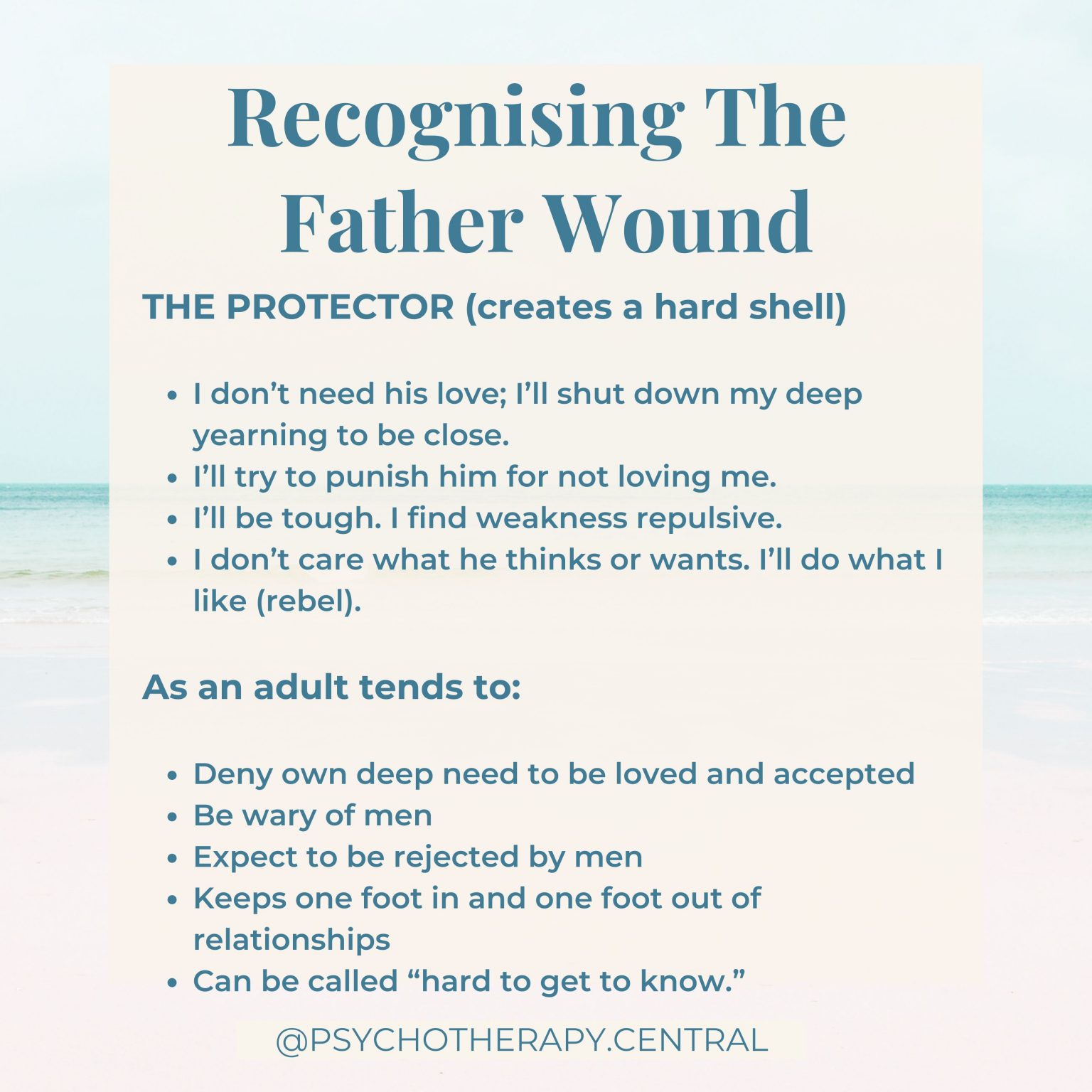 Recognising The Father Wound – Jennifer Nurick