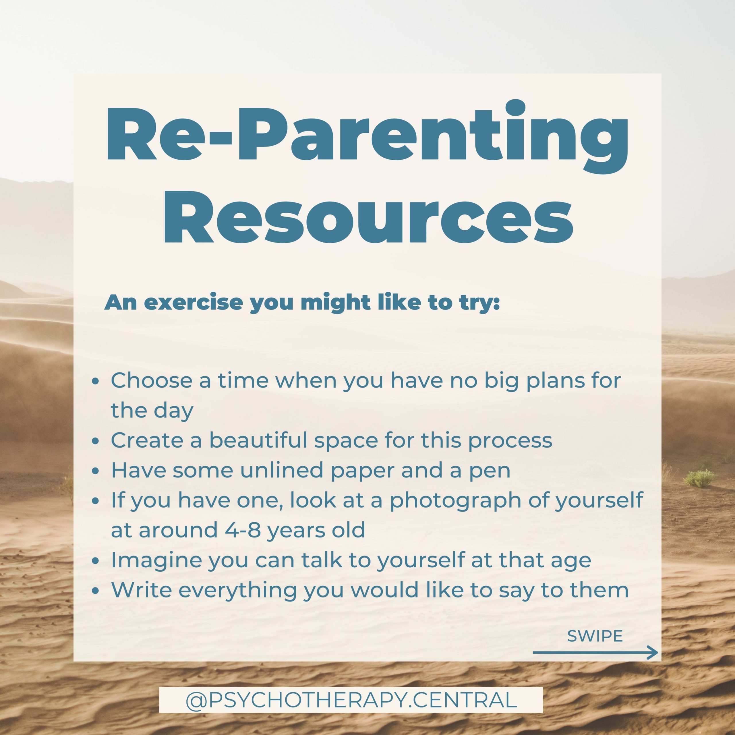 Re-Parenting Resources