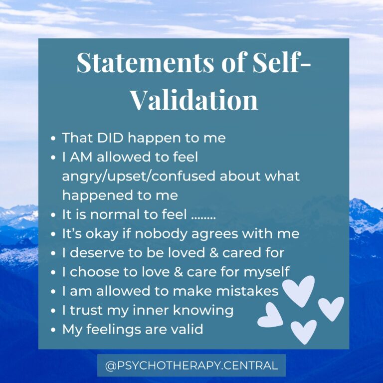 Statements of Self-Validation – Jennifer Nurick